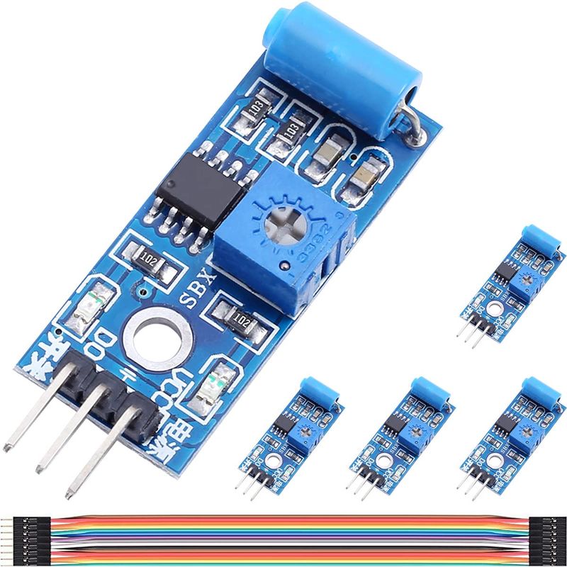 DAOKAI SW-420 Vibration Sensor Module Normally Closed Type Vibration ...