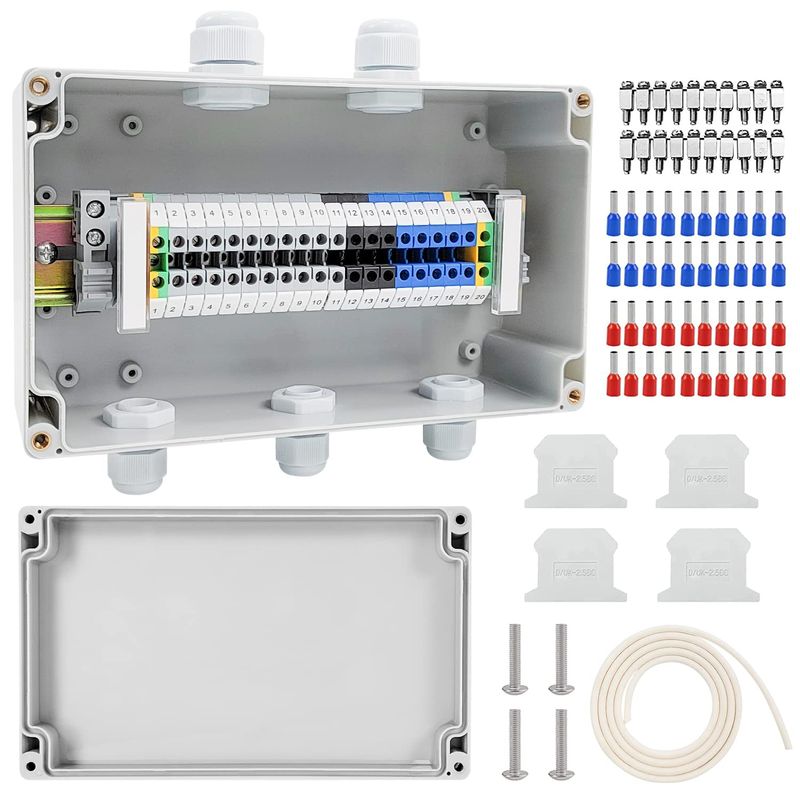 Abzweigdose Aufputz Verteilerdose IP68, 2 in 3 Raus Abzweigdose ...