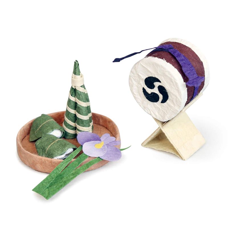 Japanese Paper Figurine, Tango Festival, Medetaya, Play, Chimaki and ...