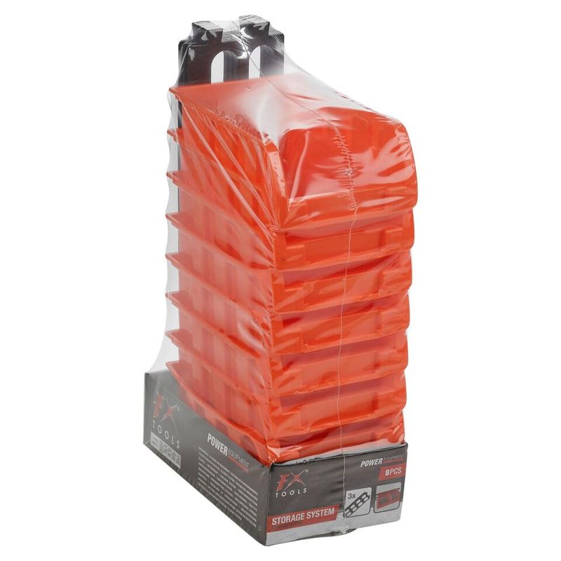 URBNLIVING Stackable Tool Storage Bins with Wall Mounts - Durable ...