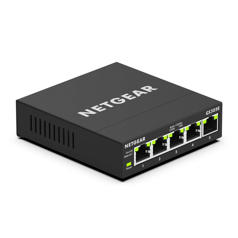 NETGEAR 5-Port Gigabit Ethernet Easy Smart Managed Essentials Switch ...
