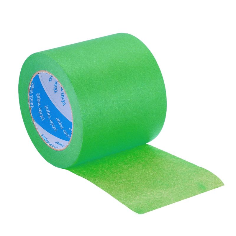 PATIKIL Painters Tape 10cm x 50m, Adhesive Masking Tape Green Paint ...