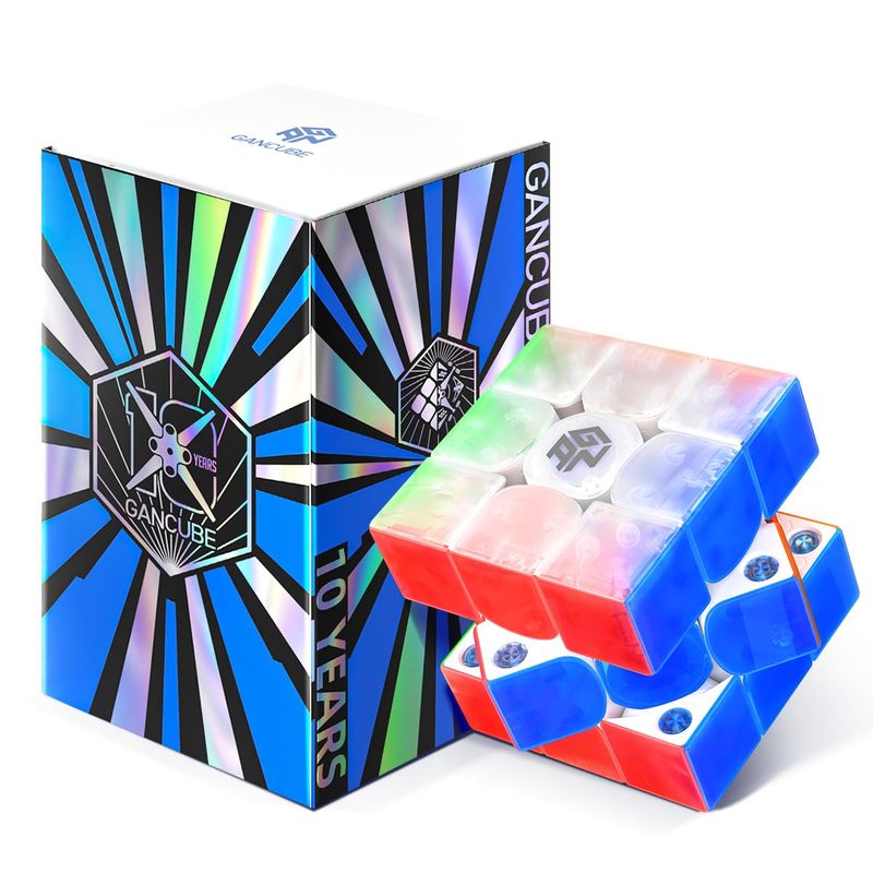 GAN 356 M E UV, 3x3 Magnetic Speed Cube 48 Magnets Customized 12 ...