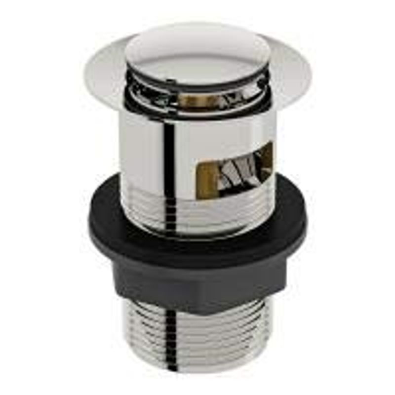 The Home Store | Chrome Unslotted Click Clack Basin Sink Tap Push ...