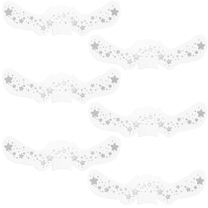 SOFPLATE 10Pcs Freckle Glitter Face Tattoo Face Star Tattoos Silver ...