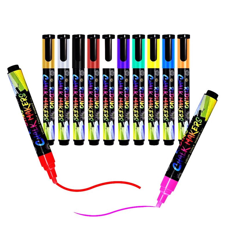 Board Markers, Black Board Paint Markers, Water Based Chalk Set of 12 ...