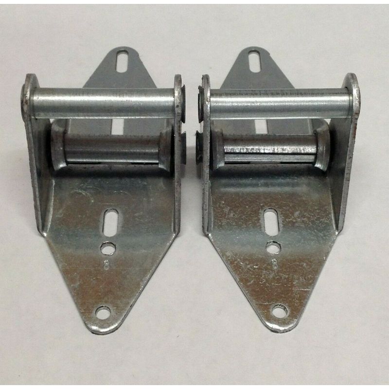 2 #8 Hinges 11ga Garage Door Commercial Grade Overhead OHD 11 gauge ...