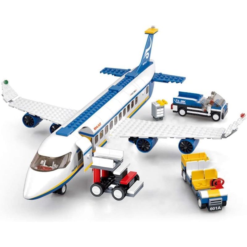 Aircrafts Building Model Set, 463 Pcs City Passenger Plane with Mini ...