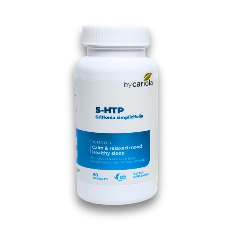 BY CARIOLA 5-HTP Natural Mood & Sleep Support Supplement Capsules ...