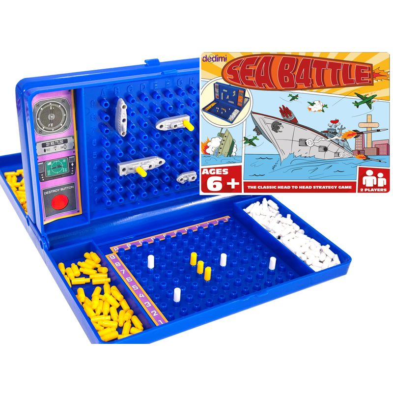 Sea battle board game for kids - Traditional strategy board games with ...