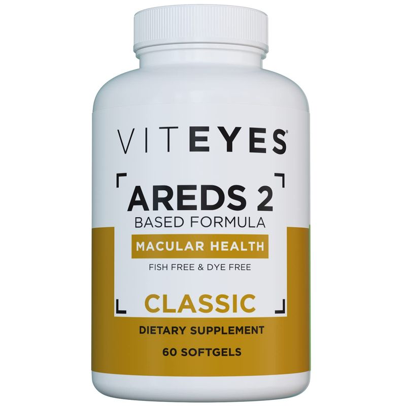 Viteyes AREDS 2 Classic Macular Health Formula Softgels, Eye Health ...