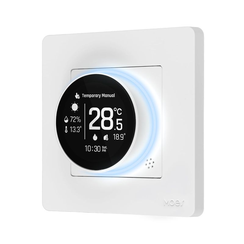 MOES Smart ZigBee Thermostat Underfloor Heating Electric, Room Thermostat Underfloor Heating ...