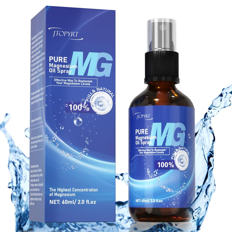Magnesium Oil for Feet: Magnesium Oil Easy to Absorb and use ...