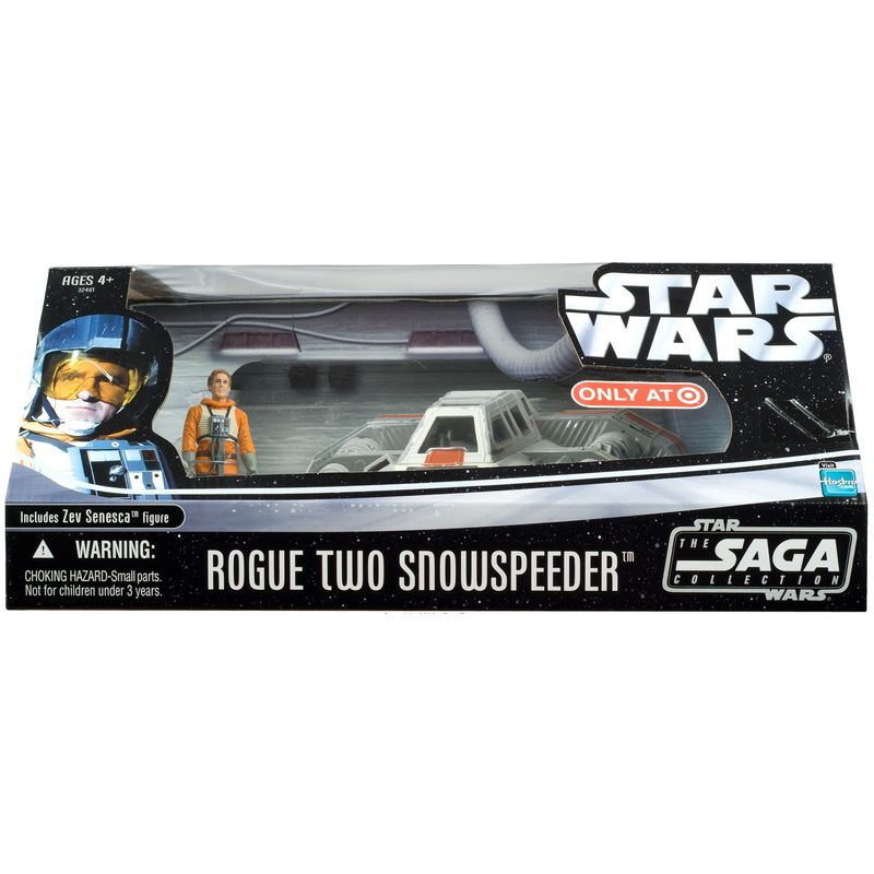 Hasbro 32461 Star Wars Rogue Two Snowspeeder Vehicle Playset & Zev ...