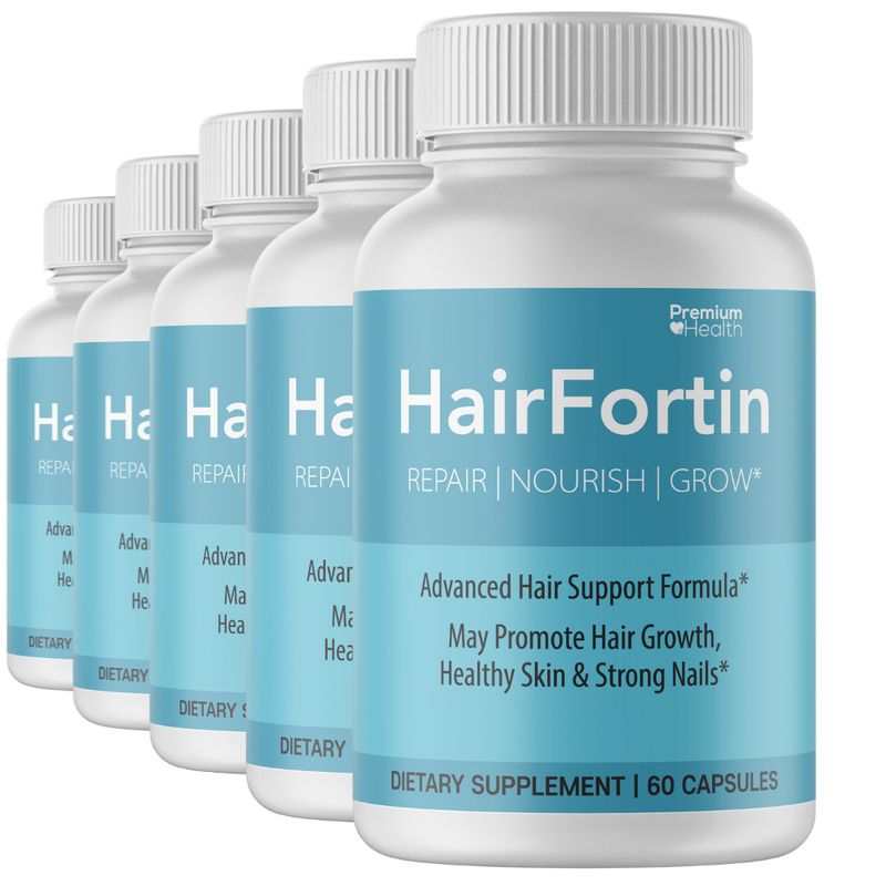 Hairfortin Hair Skin and Nails - Advanced Unique Hair Growth Vitamin ...