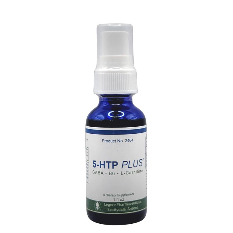 Legere Pharmaceuticals 5-HTP Plus GABA, B6, L-Carnitine Supplement ...