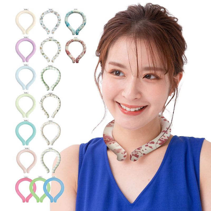 Fkstyle 2024 Neck Cooler, Cold Pack, Neck Ring, PCM, Slim, Lightweight, Cooling Ring, Cooling ...