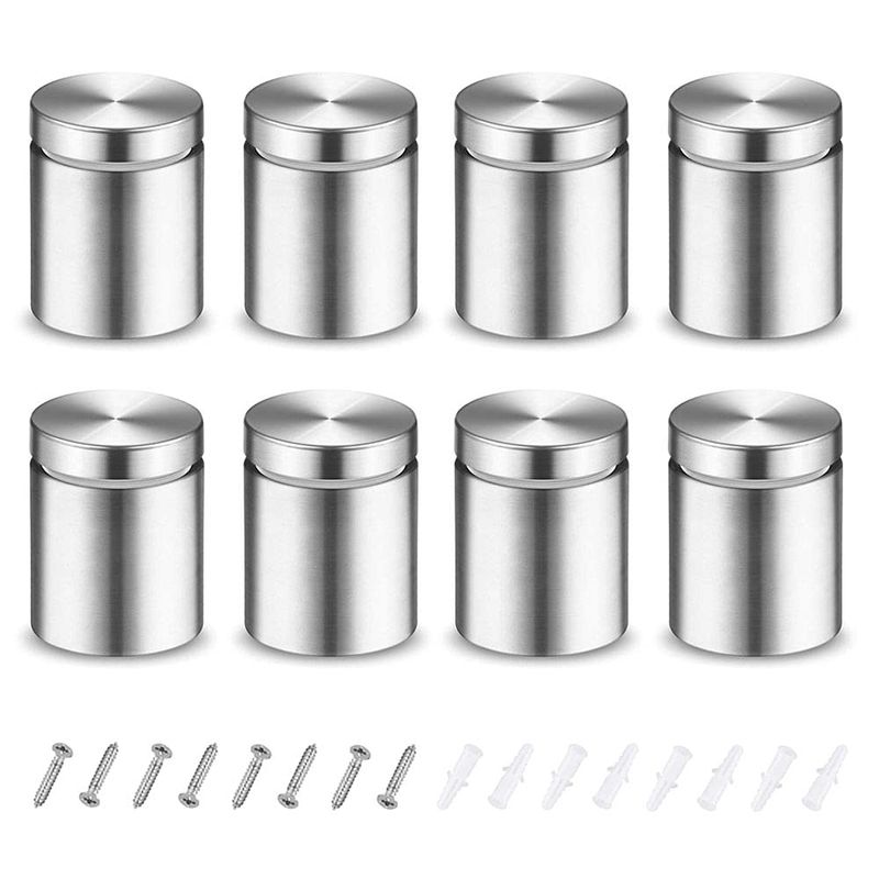 8Pcs Stainless Stand Off Bolts Stand off Fittings Sign Standoff Fixings ...