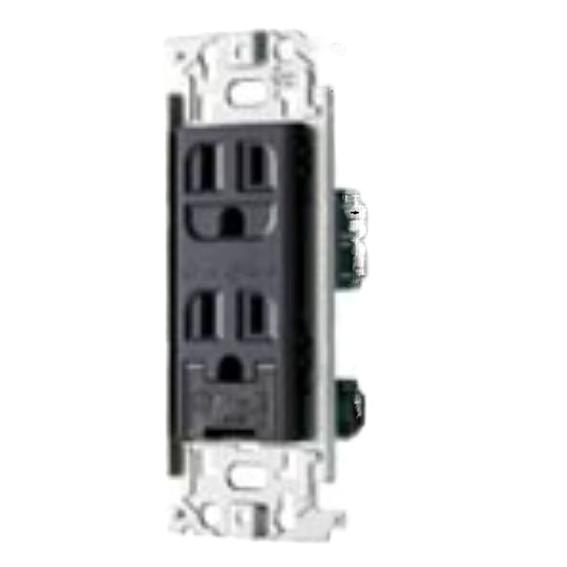 Panasonic WN1132HK Full Color Embedded Ground Double Outlet with Ground ...