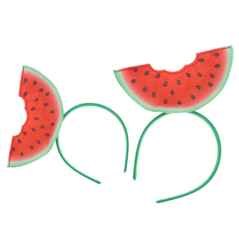 Yardenfun Pack of 2 Watermelon Headbands, Watermelons Party Accessories ...