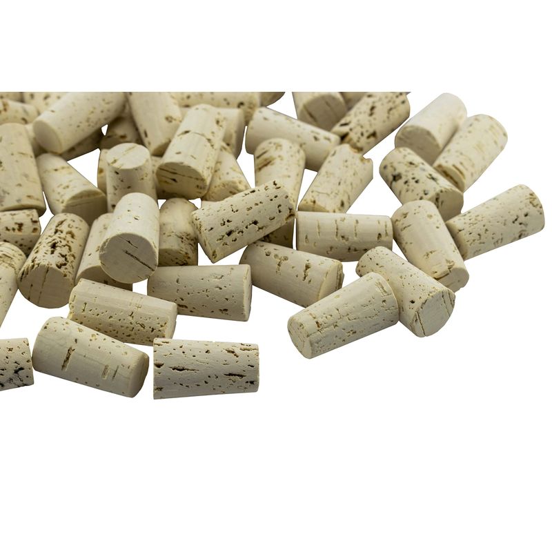 Tapered Standard Size Wine Bottle Corks,Pack of 25,Punched Directly ...