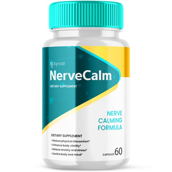 NerveCalm Advanced Nerve Support Formula Maximum Strength Vitamin 60 ...