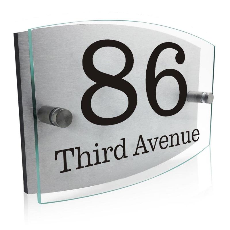 House Numbers Plaques House Numbers Acrylic & Aluminium Door Numbers ...