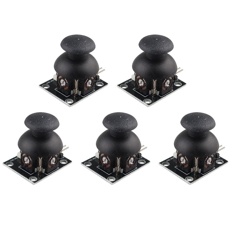 Jopto 5PCS PS2 Joystick Game Controller XY Dual-axis Joystick Breakout Module PS2 Game Joystick ...