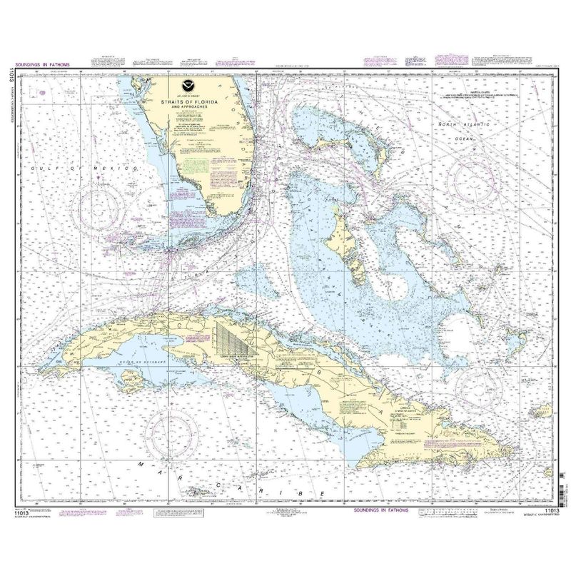NOAA Chart 11013: Straits of Florida and Approaches - Online ...
