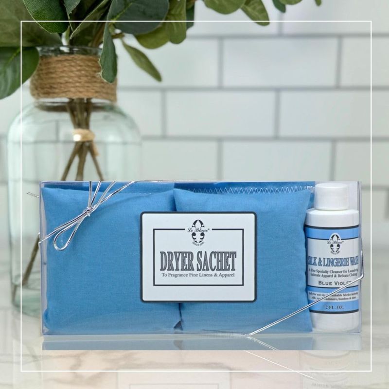 Le Blanc® Blue Violet Double Pack Dryer Sachet - Luxury Scented Fabric ...