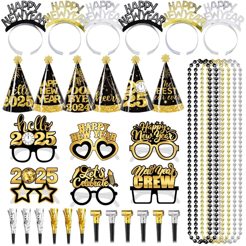 YTGUVBK New Years Eve Party Supplies 2025, Happy New Year Decorations ...