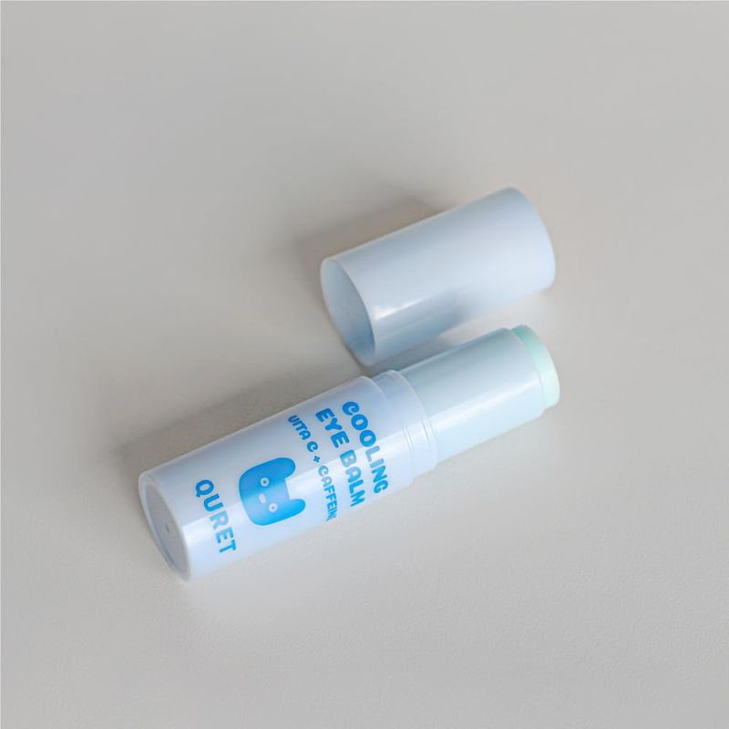 Quret Cooling Eye Balm (Vitamin C + Caffeine), 0.31 Ounce (Pack of 1 ...