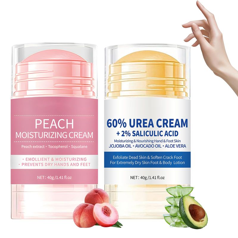 2 PCS Urea Foot Cream, Urea Cream 60 Percent for Feet, Moisturiser for ...