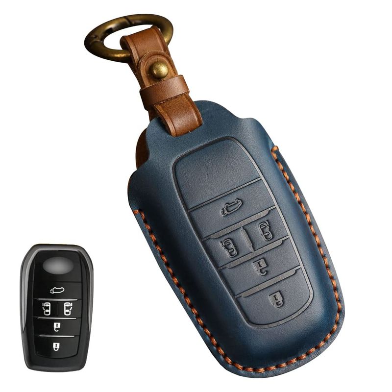 Toyota Alphard Smart Key Case, Key Cover, Genuine Leather, 5 Buttons ...