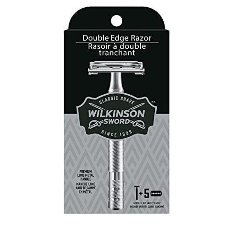 Wilkinson Sword 6 Piece Safety Razor Set Classic Close Shave Premium ...