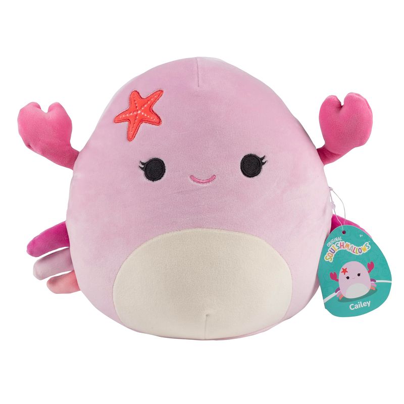 Squishmallows Original 10-Inch Cailey The Pink Crab - Sea Squad ...