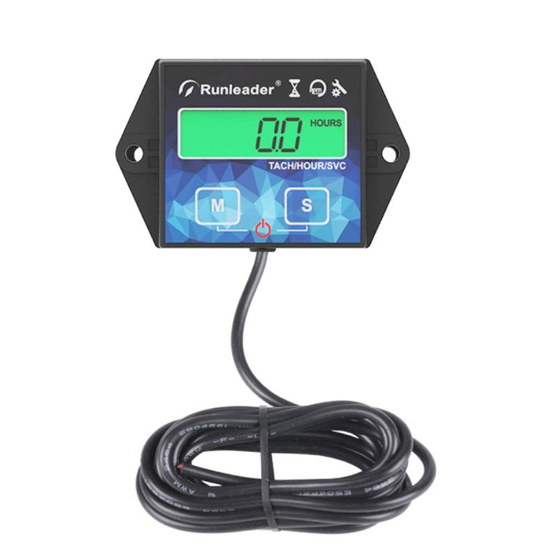 Backlight Hour Meter Tachometer, Maintenance Reminder, Battery ...