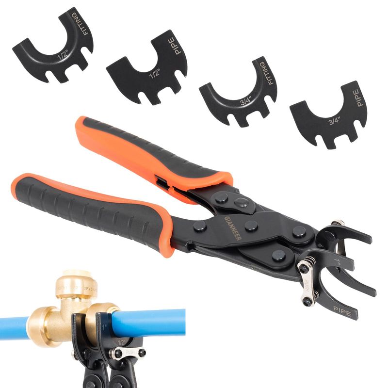 GIANNEER Push to Connect Removal Tool Disconnect Tongs for 1/2”, 3/4 ...