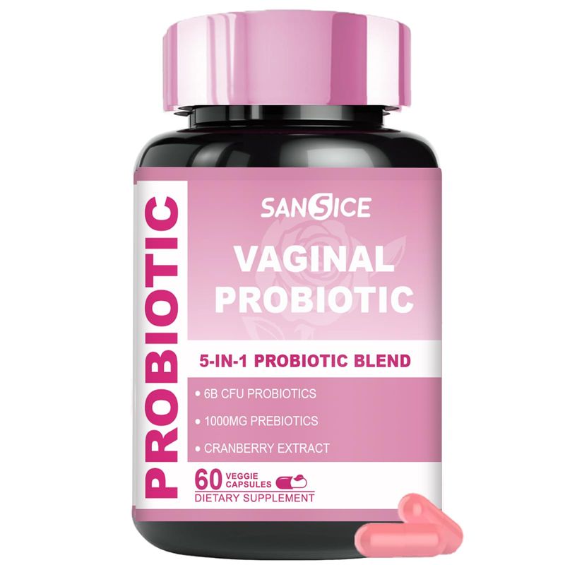 Vaginal Probiotics Supplement for Women, 70mg Female V-Probiotic Blend ...