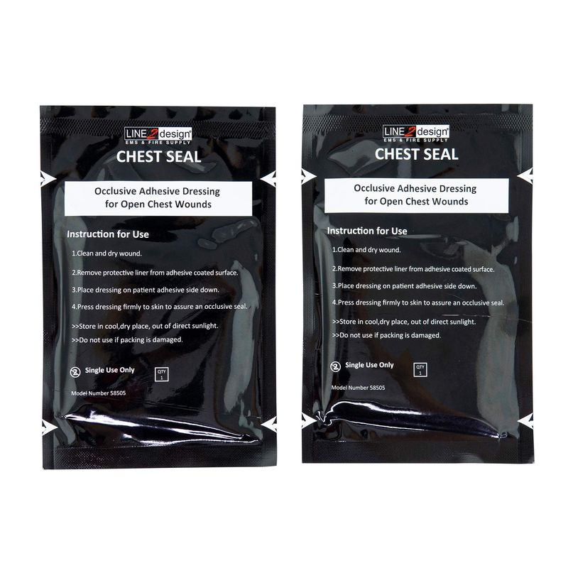 LINE2design Chest Seal - EMS Trauma Kits Emergency Medical Occlusive ...