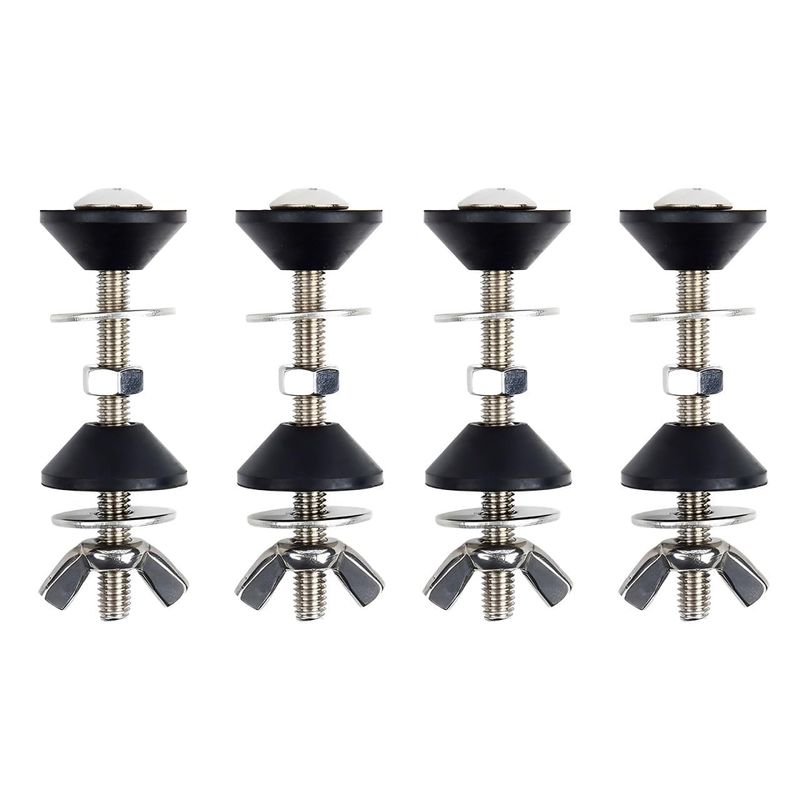 4Pcs Toilet Fixing Kit, Toilet Cistern Bolts Toilet Tank Fixing Kit ...