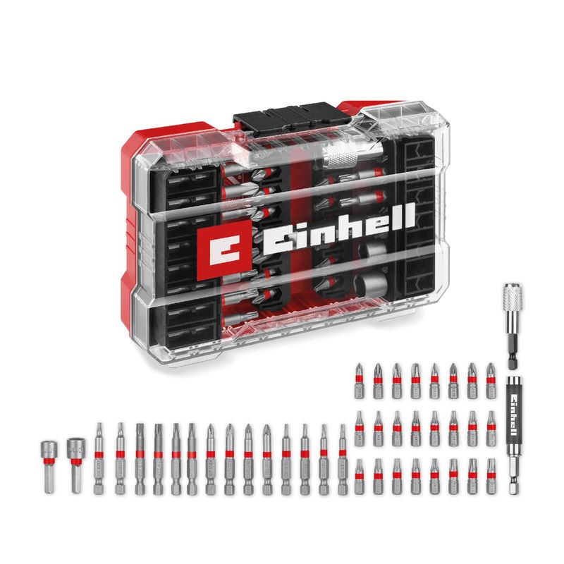 Original Einhell M-CASE 42-Piece Bit Set (25 mm Bits, 50 mm Bits ...