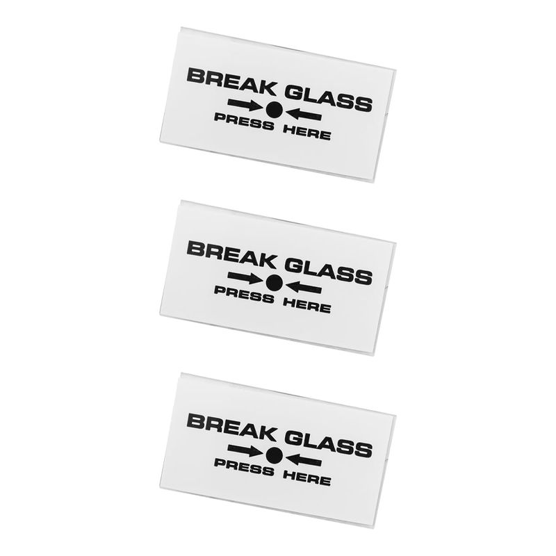 Namvo 3pcs Break Glass Replacement, Access Control Call Points with Fit ...