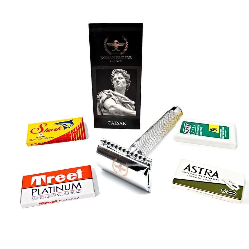Roman Empire Shaving® Caesar Safety Razor - Elegant Safety Razor for ...