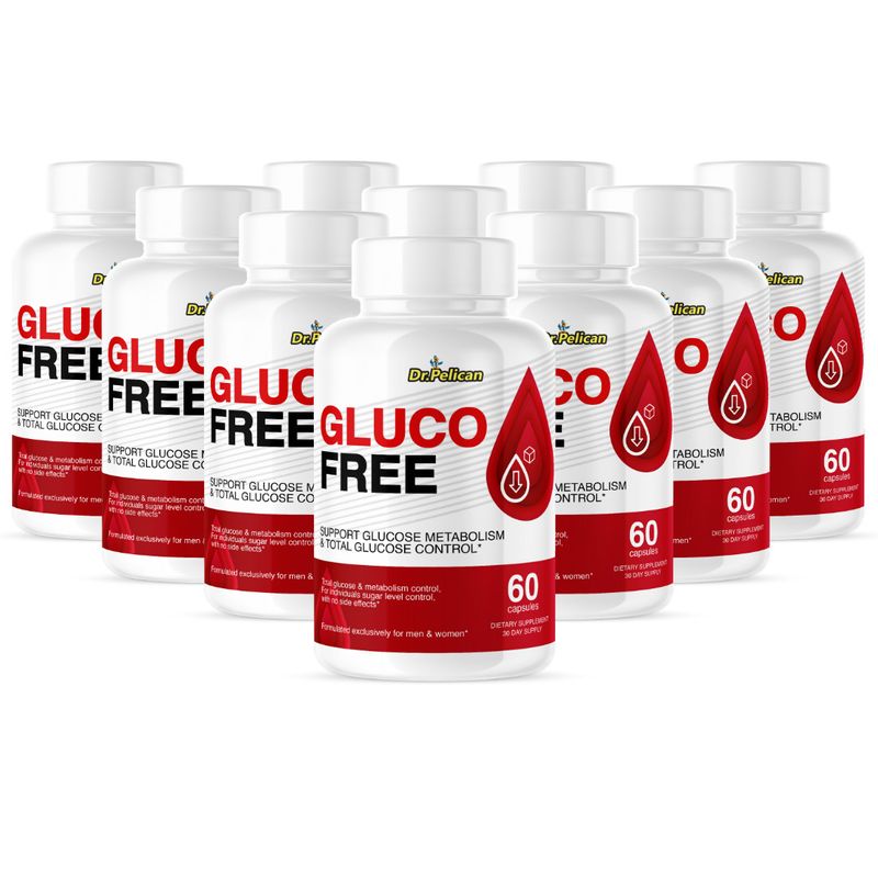 Gluco Free- Blood Support- 10 Bottles- 600 Capsules - Online ...