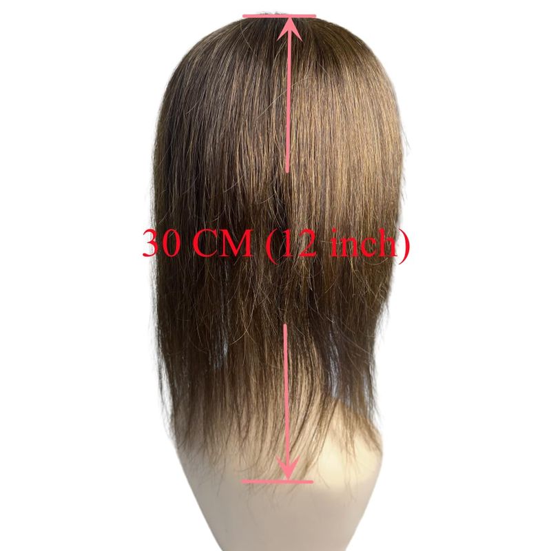 12x14 Lace Base Human Hair Toppers Invisible Middle Part Natural ...