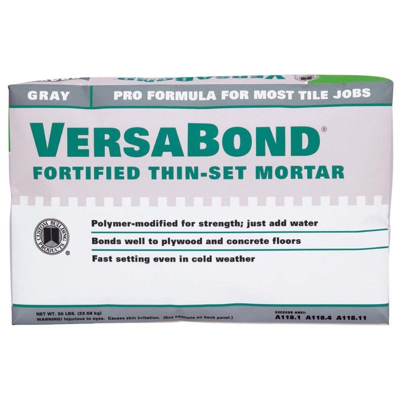 Custom Building Products MTSG50 VersaBond Fortified Thin-Set 50-Pound ...