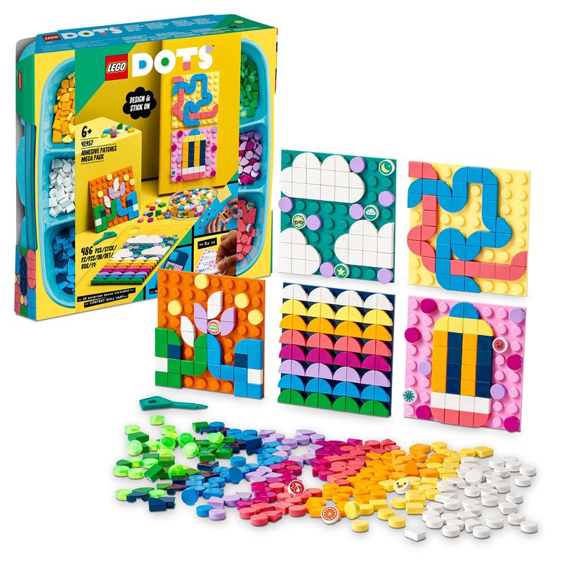 LEGO 41957 Dots Creative Sticker Set, 5-in-1 DIY Craft Set for Children ...
