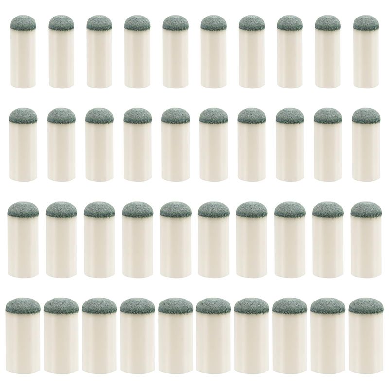 XIHIRCD 40pcs Slip On Pool Cue Tips, 4 Sizes Pool Stick Tips No Glue or ...