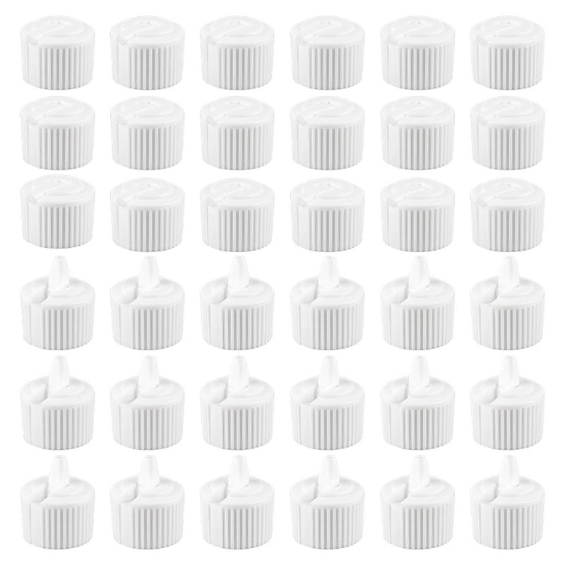 OLYCRAFT 100Pcs Flip Top Dispensing Cap 24/400 White Plastic Bottle ...